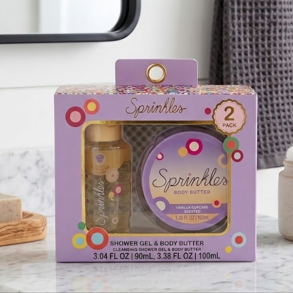 Sprinkles | Bath & Body | Sprinkles Vanilla Cupcake 2pc Bath Gift Set ...